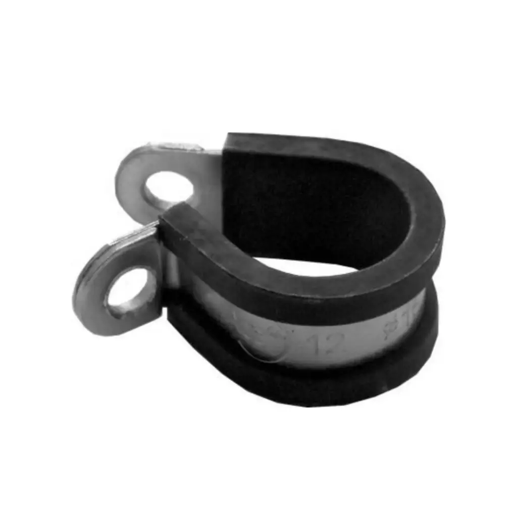 Stainless Steel Rubber Lined P-Clips (50 PCS) | Daltec AI Limited